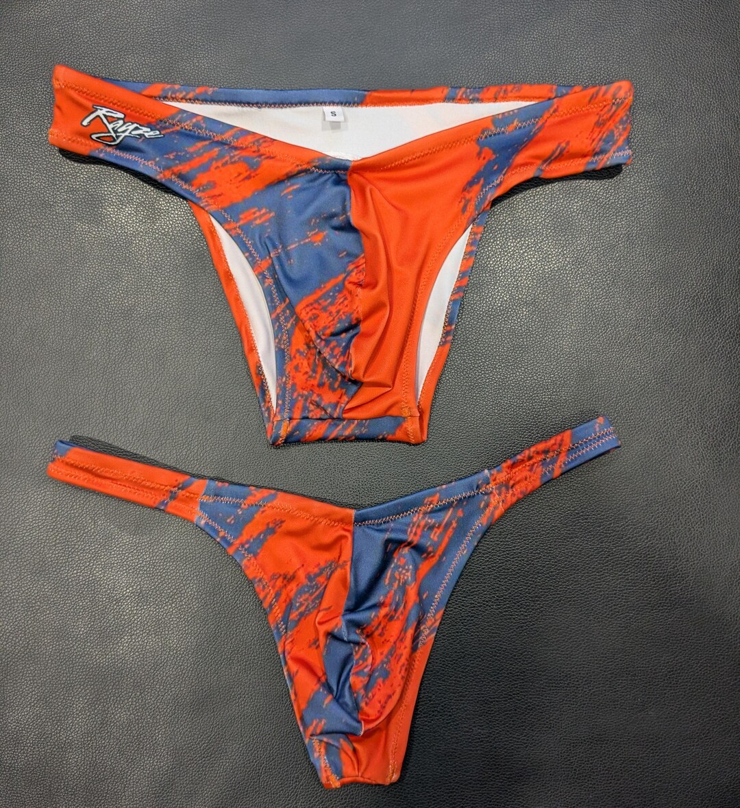 Copper Tide Men's Swim Bikini Brief Half Back Cheeky Thong by Rayze™ - Etsy
