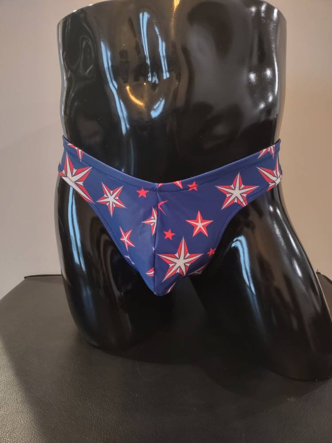 Stars Men's Swim Bikini Brief Half Back Cheeky Thong by - Etsy