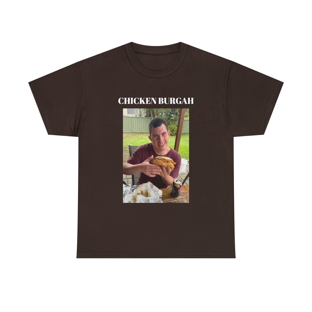 Claytons World Chicken Burgah Graphic Tee - Etsy UK