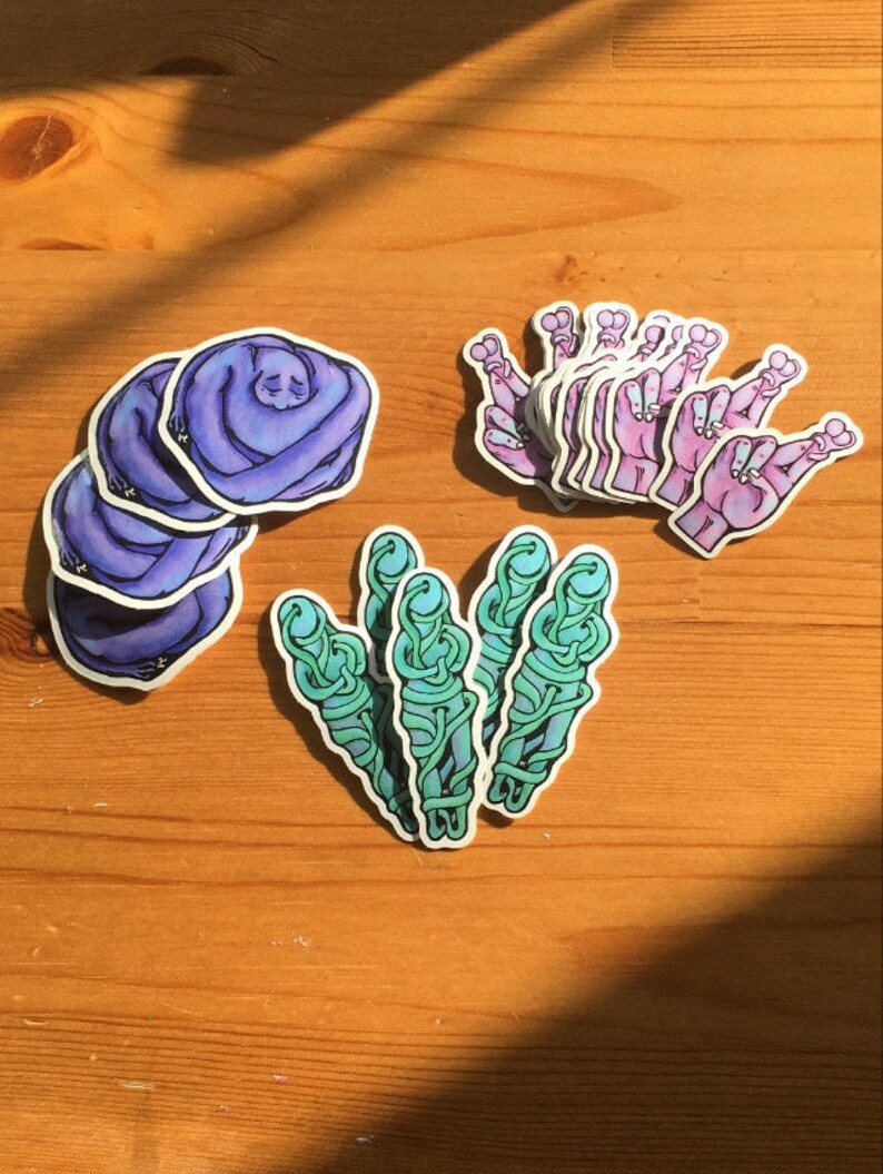 Spooky Body Sticker Pack Etsy