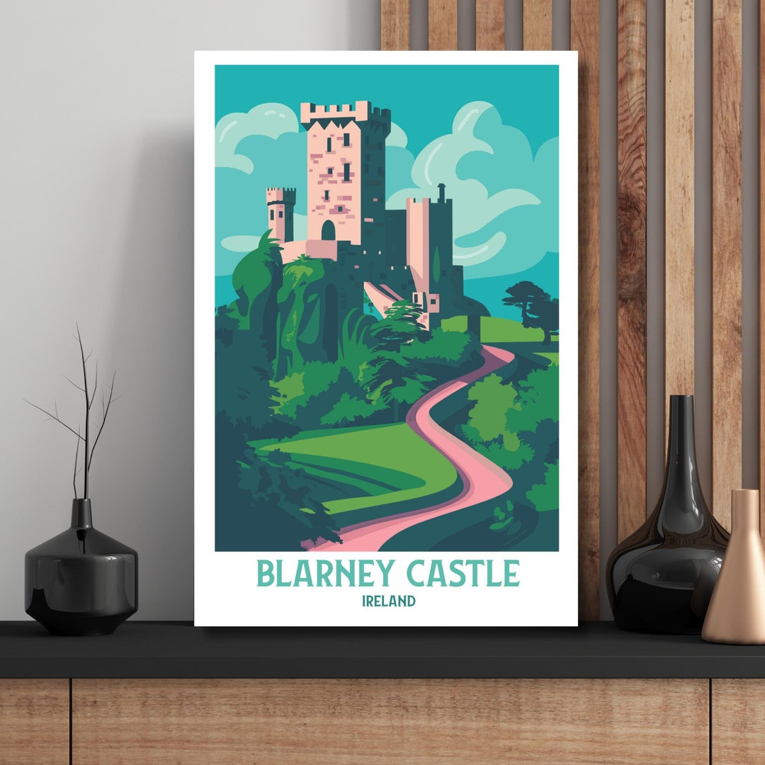 Ireland Blarney Castle Matte Poster, Vertical Art Print, Irish ...