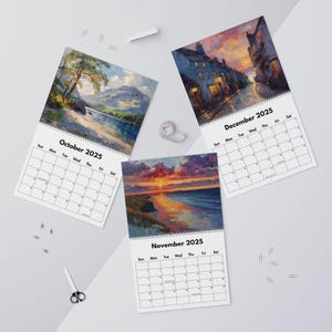 Artistic Ireland Wall Calendar 2025, Ireland Lover Gift, Holiday Gift ...