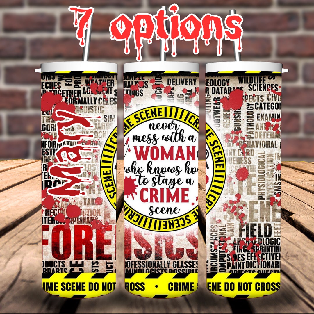 Personalized True Crime Tumbler, True Crime Gift, Forensic Tumbler ...