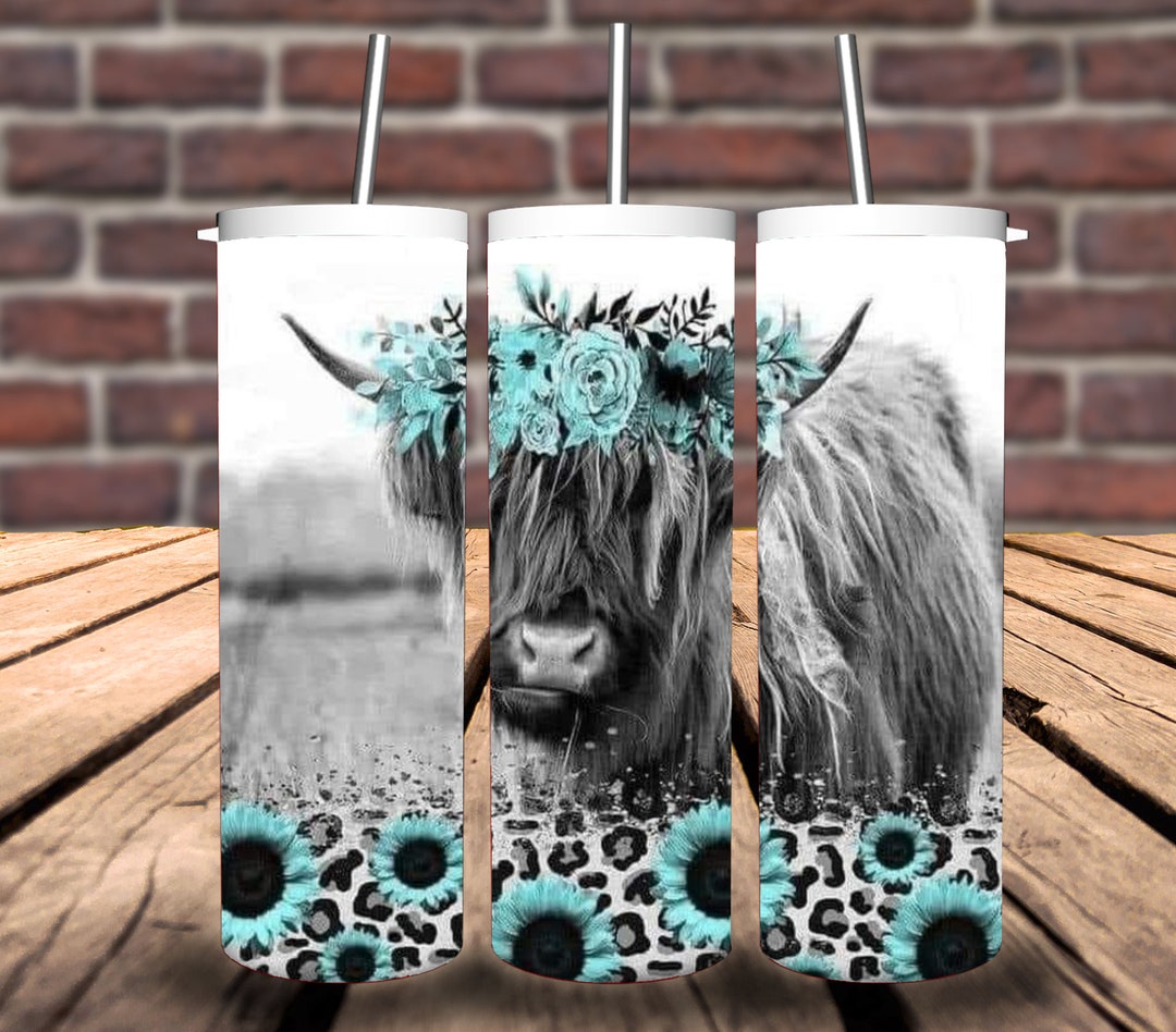 Highland Cow Gift, Highland Cow Tumbler, Cow Tumbler, Highland Cow ...
