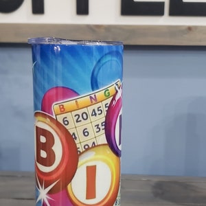 Bingo Tumbler, Bingo Gift Ideas, Bingo Gift, Bingo Lover, Bingo Cup ...