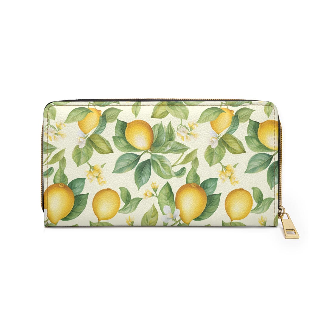 Lemon Wallet, Gift for Her , Fruit - Etsy