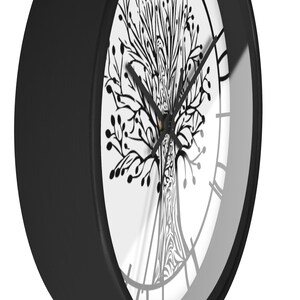 Large Tree of Life, Christmas Gift, Unique Wall Clock, Living Wall ...