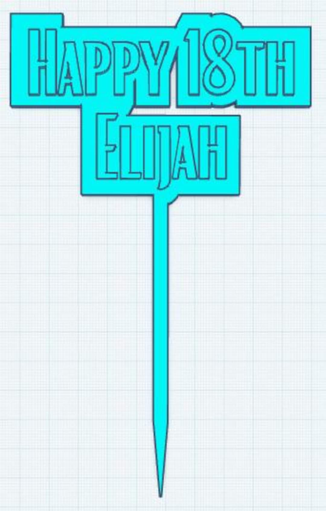 Custom Cake Topper STL Files - Etsy