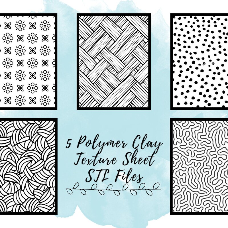 Textures Sheets for Clay - Etsy