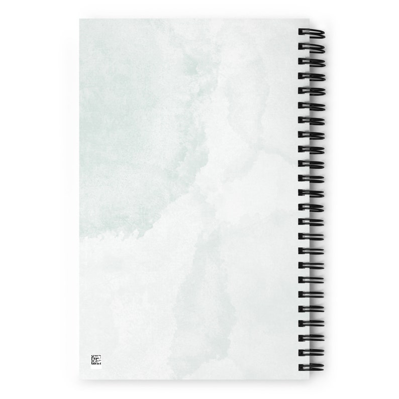 Muted Green Water Color Spiral Bullet Notebook for Bible Study - Etsy