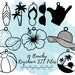 10 Beach Keychain STL Files Pack, Ocean Themed 3D Printer Files, Beachy ...