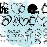 Football Keychain (Just for you!) - Etsy