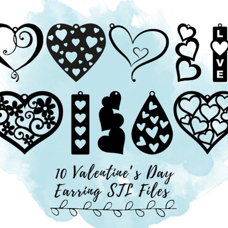 Valentine Themed Earrings - Etsy