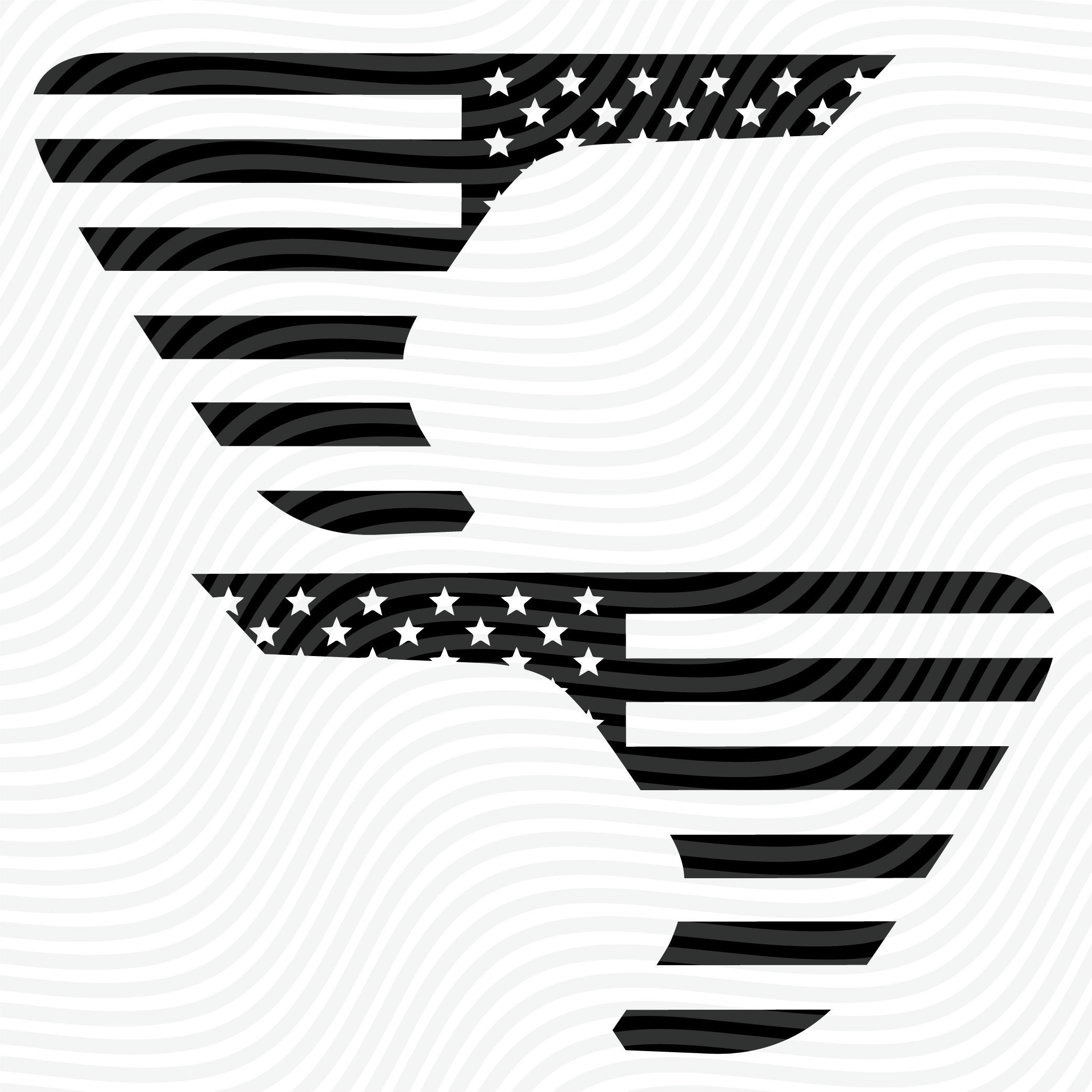 Fender Vent American Flag SVG File for Circut Cutter, Plotter, Ready ...
