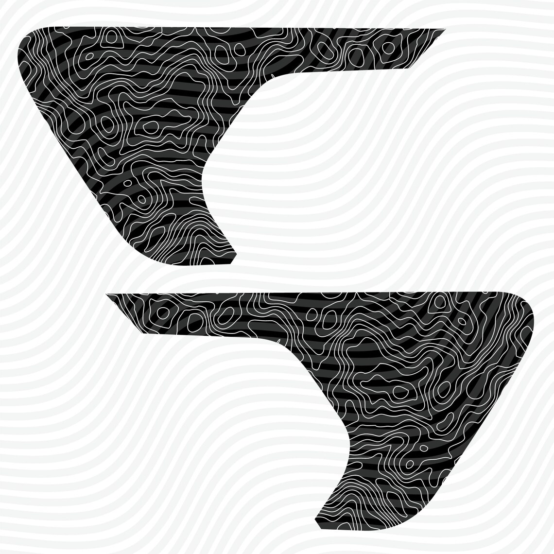 Fender Vent Topography SVG File for Circut Cutter, Plotter, Ready Cut ...