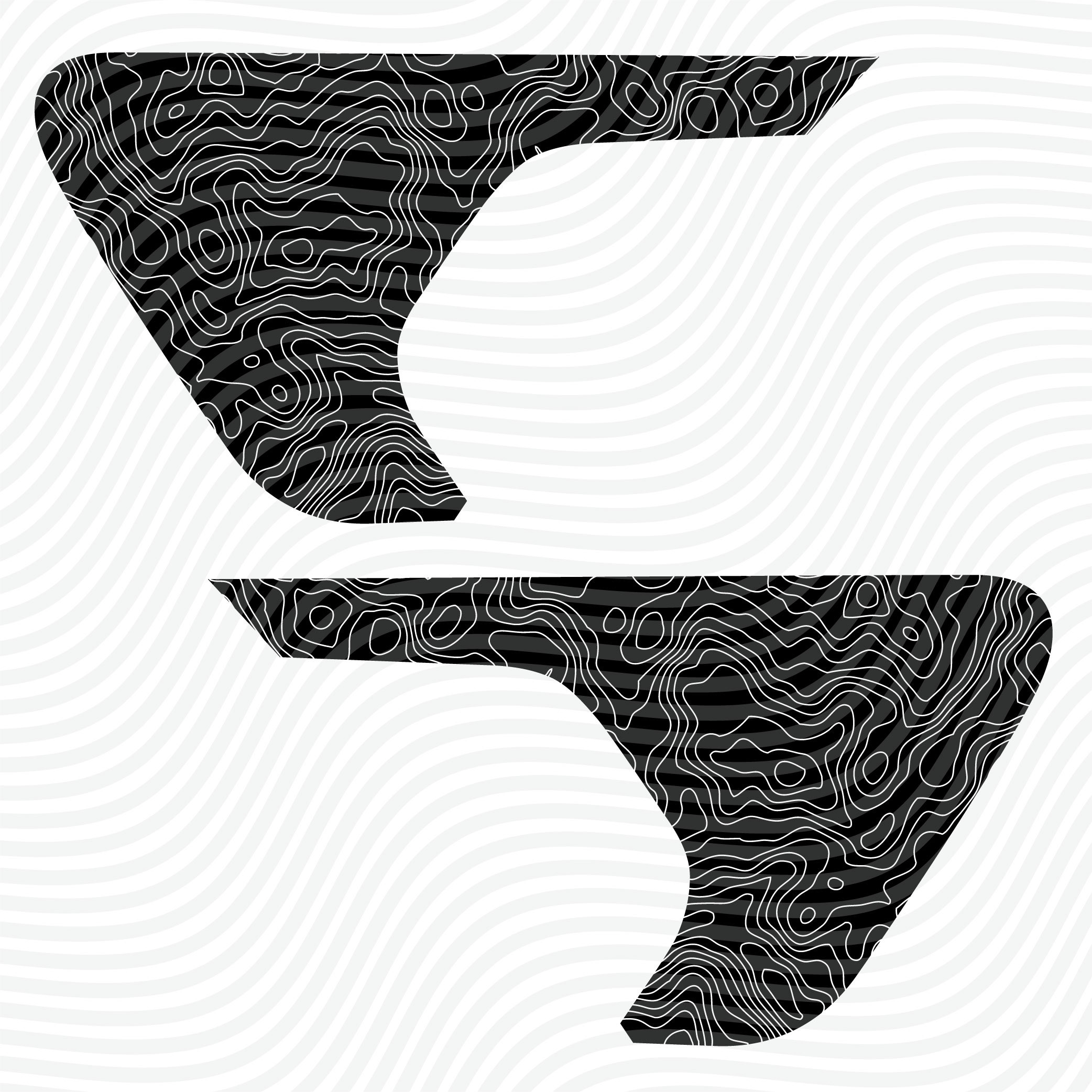 Fender Vent Topography Svg File For Circut Cutter Plotter Ready Cut