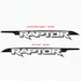 Ford Raptor Bedside Graphics 2018 - 2021 SVG Decal File for Circut ...