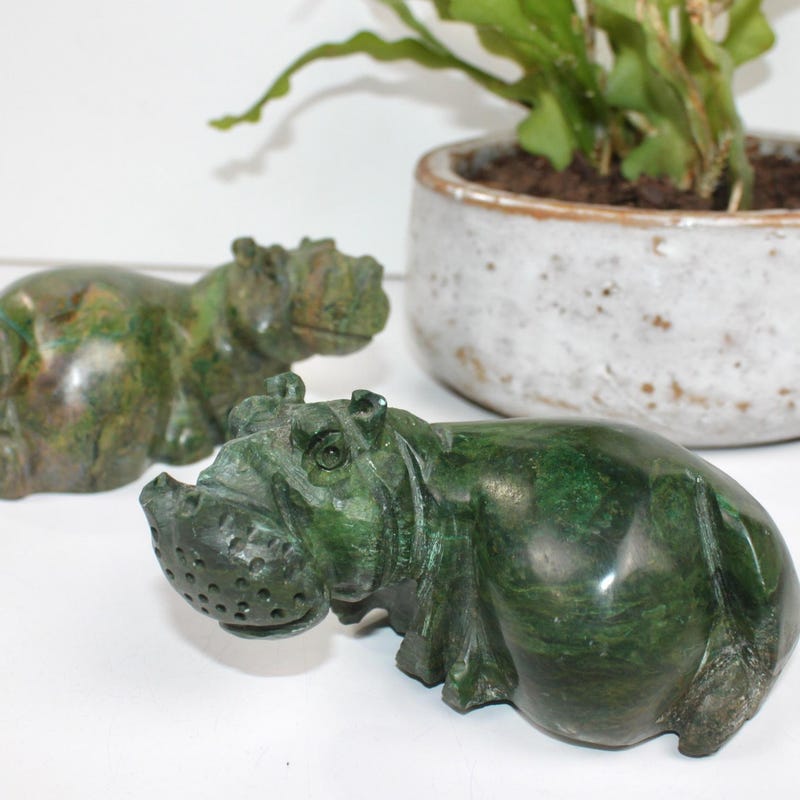 Hippo Carving Stone - Etsy
