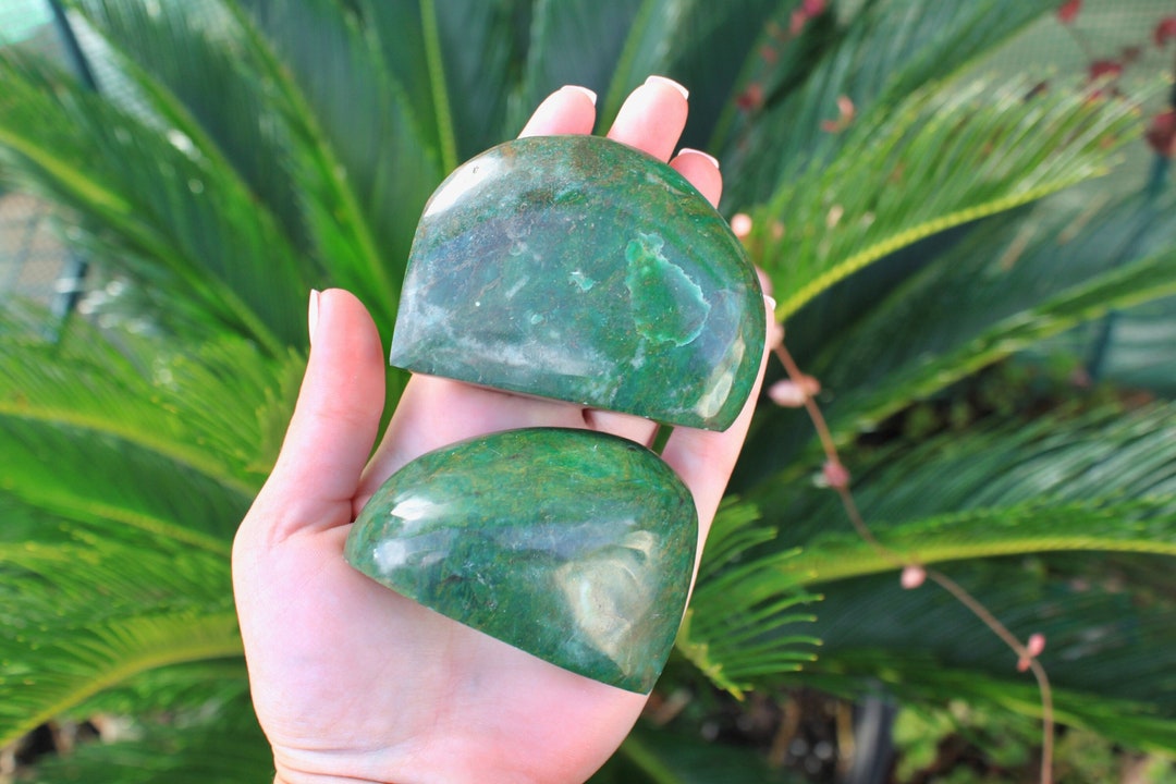 African Jade Crystal Free Forms, Rough African Jade Stone Polished - Etsy