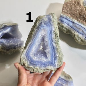 Jumbo Blue Lace Agate Geodes, Choose Your Own! Raw Blue Lace Agate ...