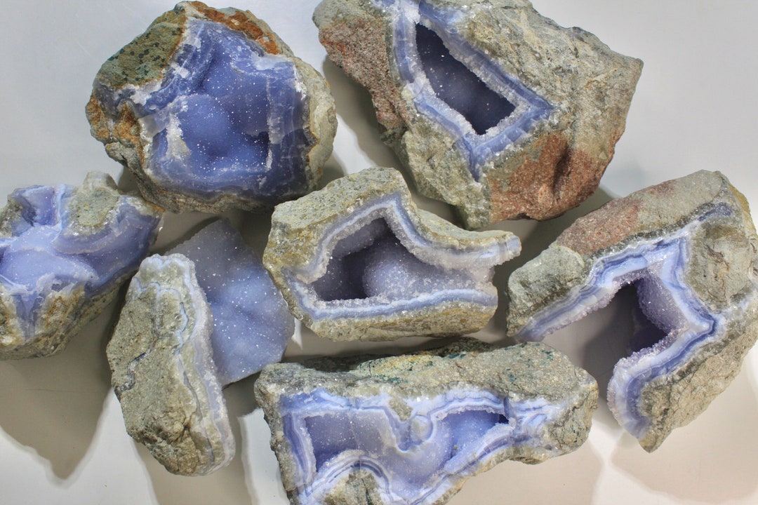 Jumbo Blue Lace Agate Geodes, Choose Your Own Raw Blue Lace Agate ...