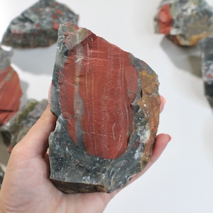 Large Bloodstone Crystal Chunks, Raw Heliotrope Bloodstone Jasper Stones Rough - Etsy