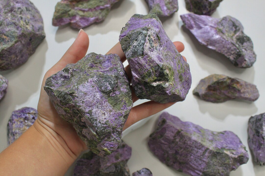 Large Raw Atlantisite Stone, Natural Atlantisite Crystal, Stichtite ...