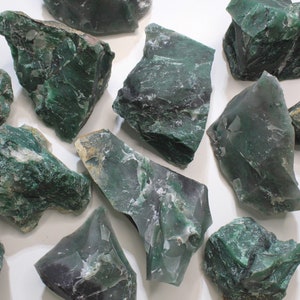 Large African Jade (verdite) Raw Crystal, Rough African Jade Stone - Etsy