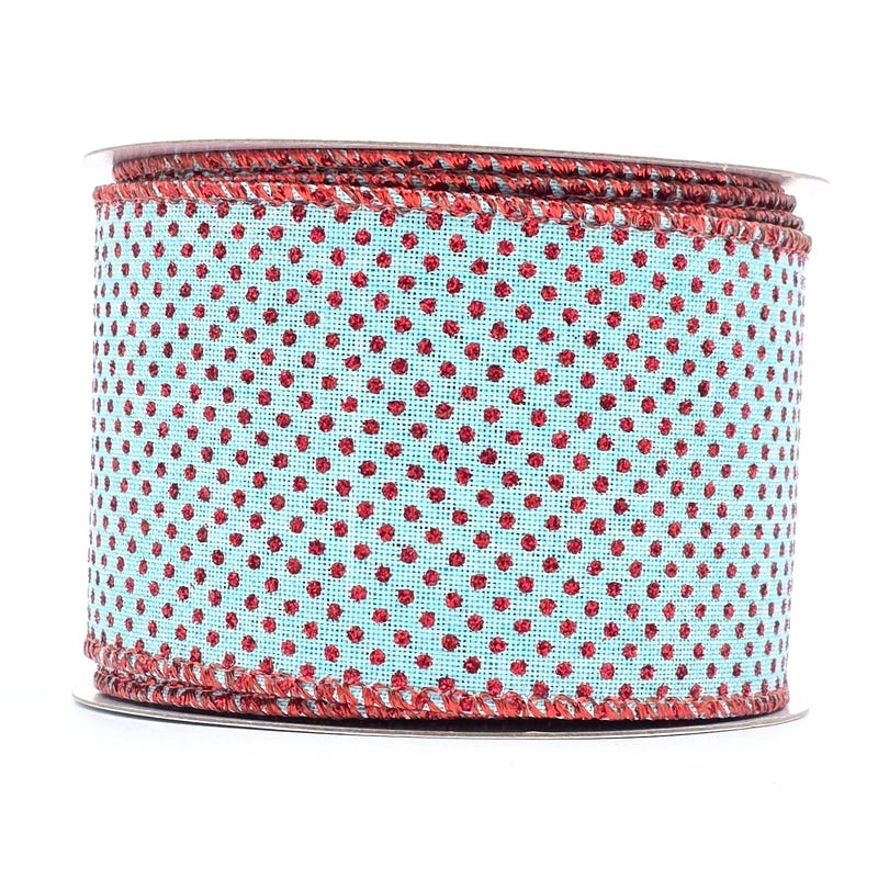 Ice Blue Dot Fabric - Etsy