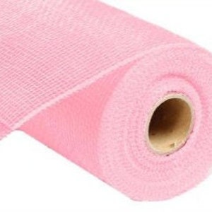 10" X 10yd Roll of Pastel Pink Deco Mesh. - Etsy