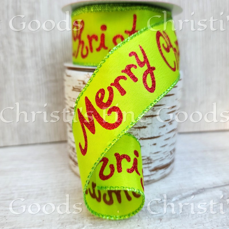 Christmas Ribbon - Etsy