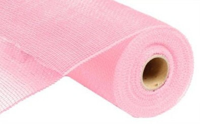 10" X 10yd Roll of Pastel Pink Deco Mesh. - Etsy