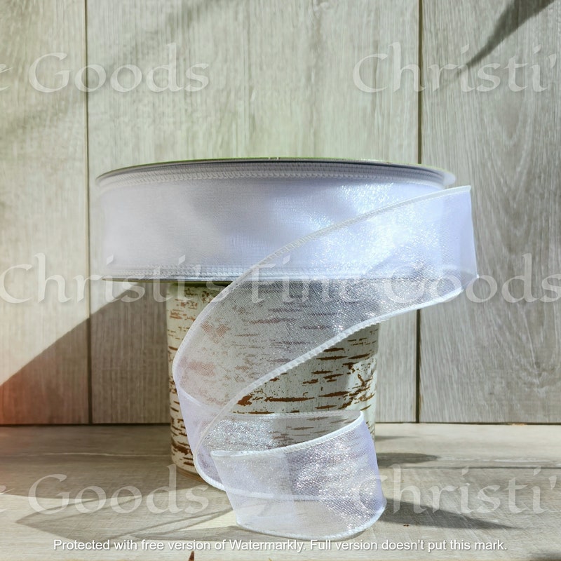 Sheer Wired Ribbon - Etsy