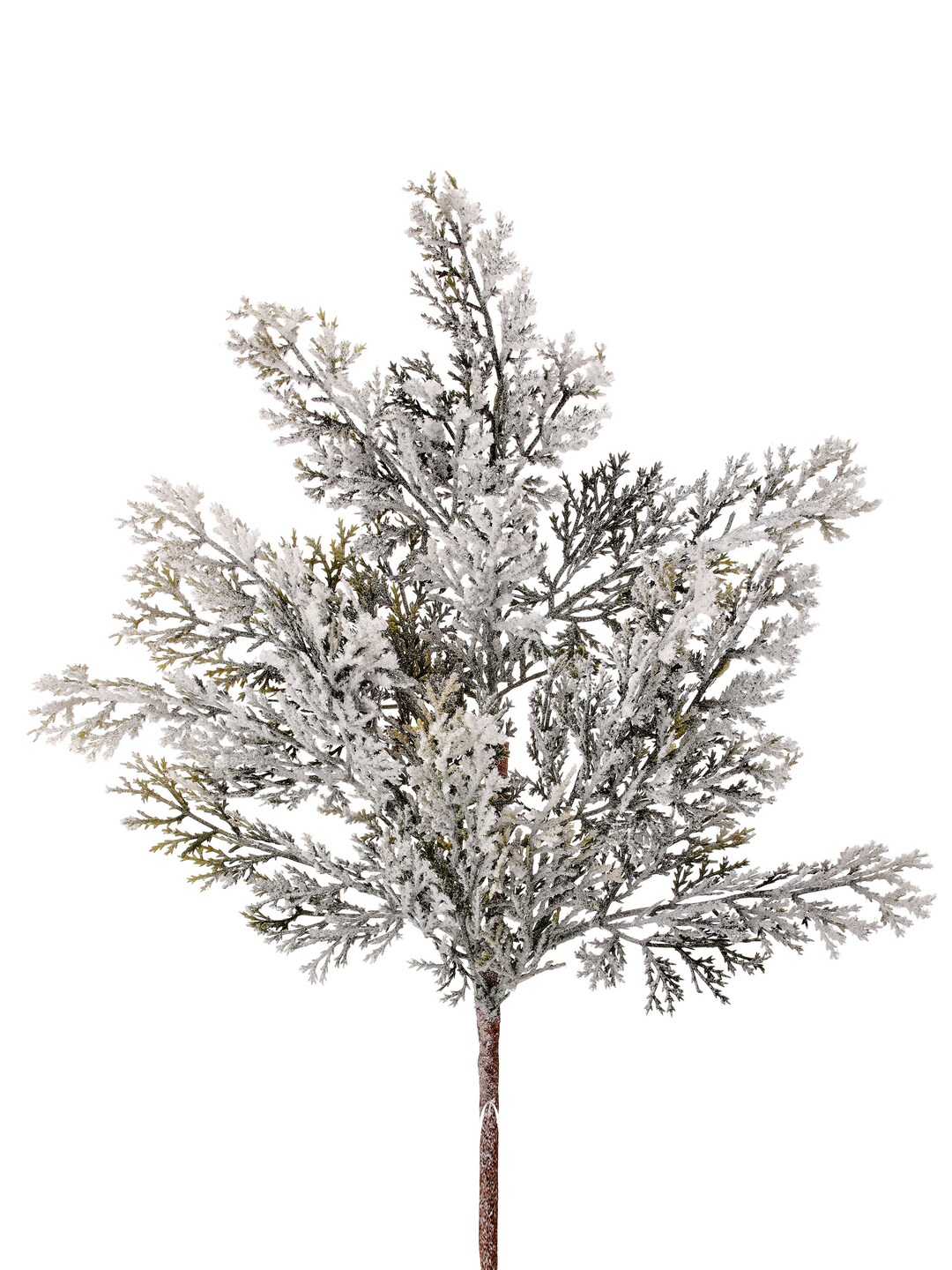 Frosted Cedar Spray GREEN/FROST Pick 18 Inch Tall. - Etsy