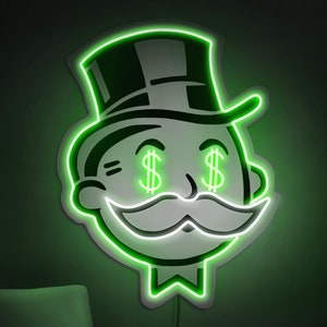 Monopoly Led Neon Sign - Etsy