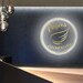 Custom Logo Neon Sign, Round Business Logo Sign, Neon Sign for Business ...