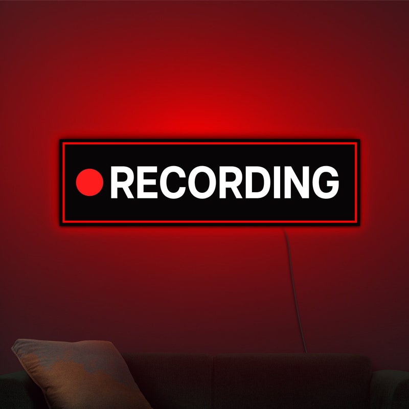 Recording Light - Etsy