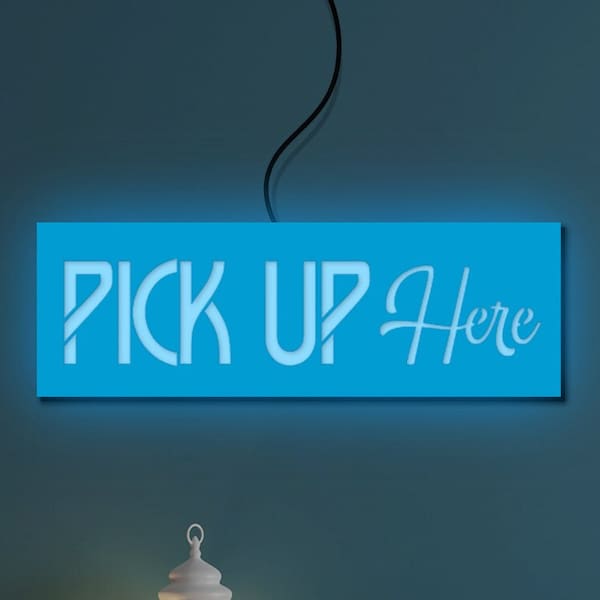 Neon Order Here Sign - Etsy