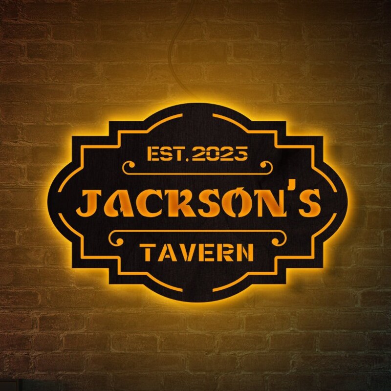 Neon Bar Sign - Etsy