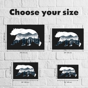 Bear Neon Sign, Bear Led Sign, Bear Wood Sign, Bear Light up Sign ...