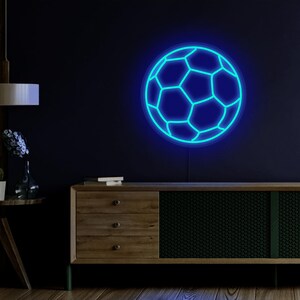 Soccer Neon Sign, Ball Neon Sign, Football Neon Sign, Soccer Led Sign ...