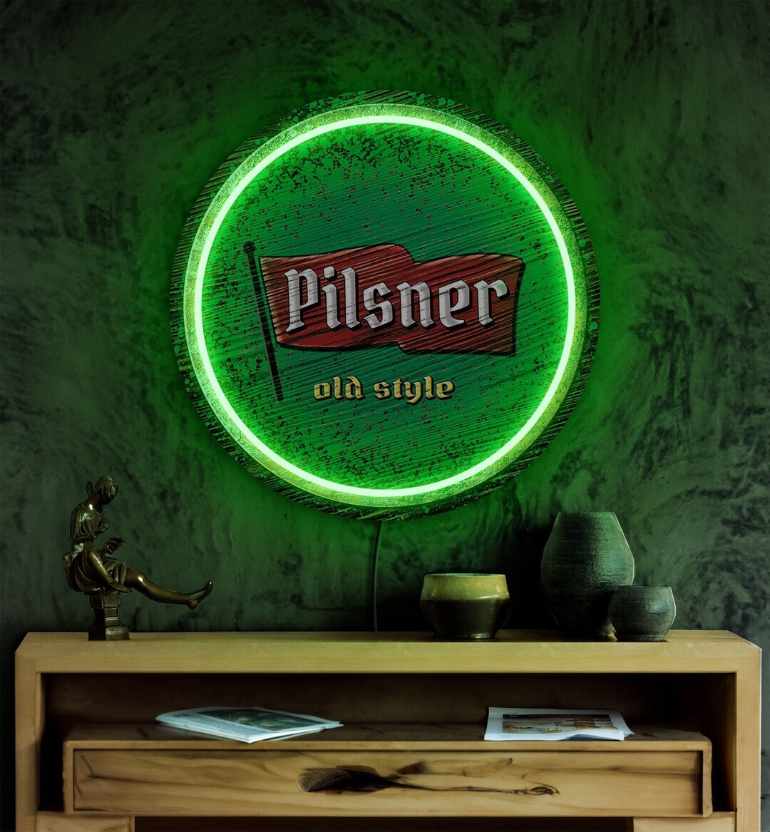 Pilsner Neon Sign Pilsner Beer Neon Sign Pilsner Urquell - Etsy