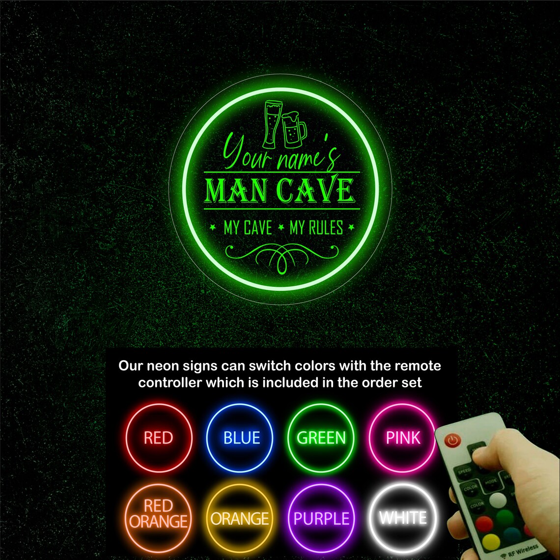 Stop Sign Decor Stop Sign Neon Stop Sign Art Acrylic Stop - Etsy