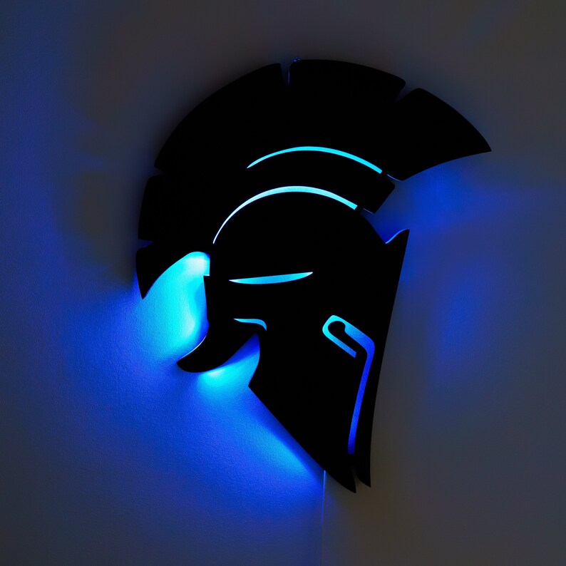Spartan Neon Sign Spartan Led Sign Gladiator Neon Sign - Etsy