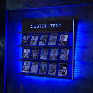 Sports Card Display Shelf Led, Sports Card Wall Display, Sports Card ...