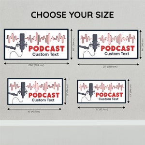 Podcast Neon Sign, Podcast Led Sign, Podcast Sign, Podcast Logo Sign ...