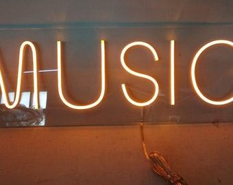 Music Neon Light up Sign - Etsy