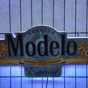 Modelo Neon Sign Modelo Especial Sign Modelo Beer Sign - Etsy