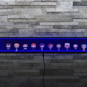 Mini Figure Display, Figure Display Shelf With Led, Figure Display ...
