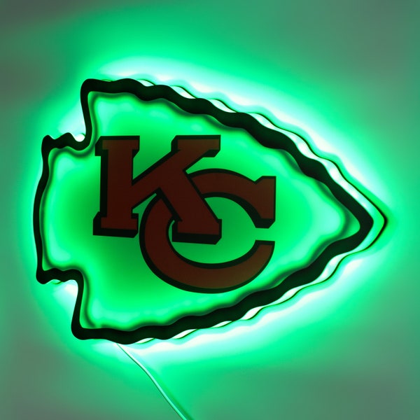 Led Neon Chiefs Sign - Etsy